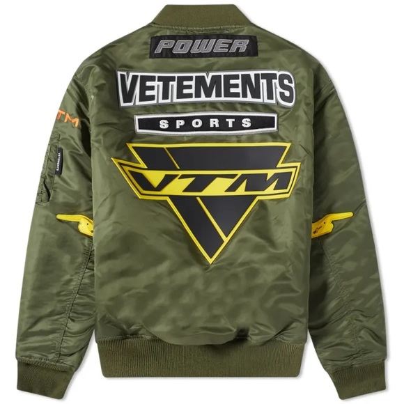 Vetements | Jackets & Coats | Vetements X Alpha Industries Racing Logo ...